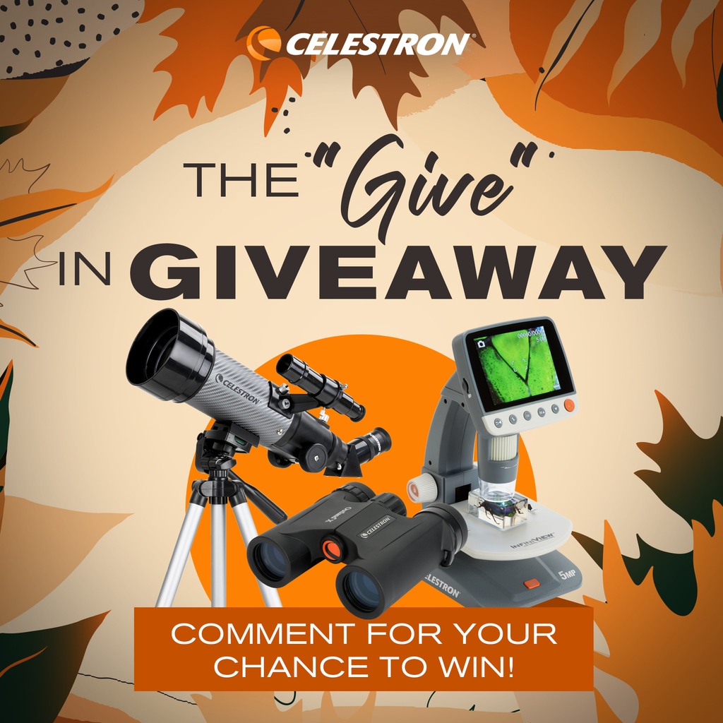 Celestron on Twitter: "GIVEAWAY – It is better to give than to receive, so we’re giving away a ...