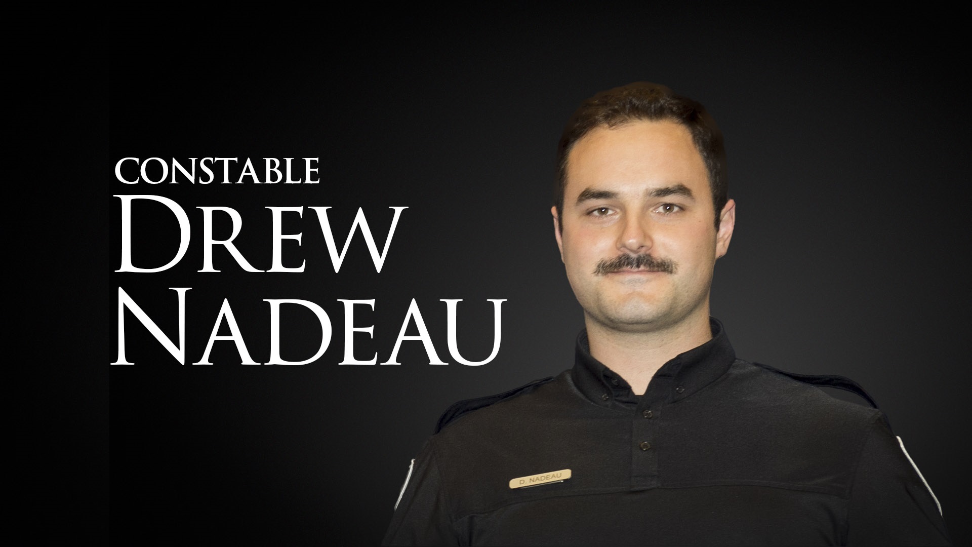 Ottawa Police on Twitter: "Today, we lost our colleague and friend Cst. Drew Nadeau in a tragic ...