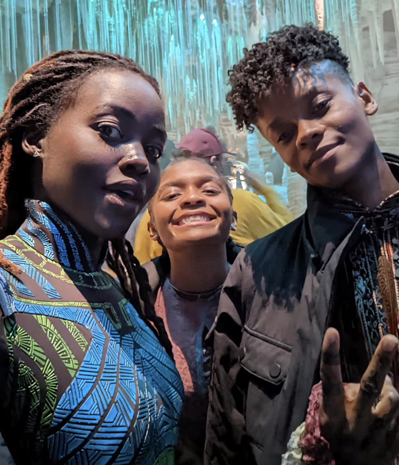 Black Panther 2 News on Twitter: "Lupita Nyong’o, Dominique Thorne, and Letitia Wright behind ...