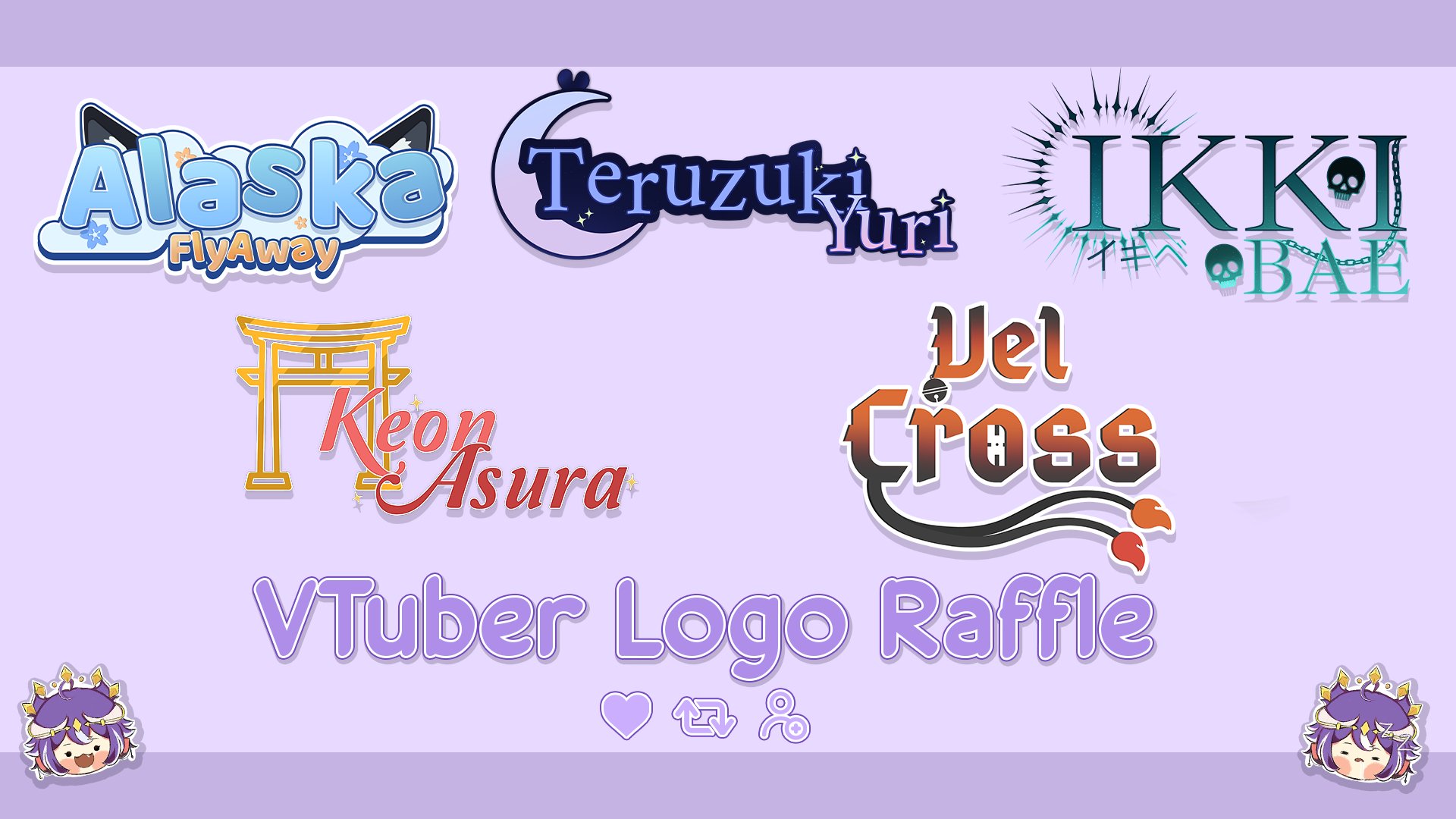 Arteity 🌙 VTuber || #LaikrasSMP on Twitter: " VTuber Logo Raffle Hello everyone! I'm finally ...