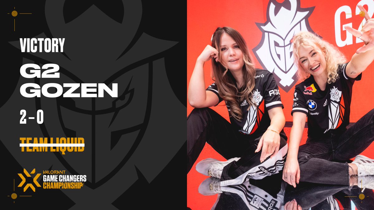VALORANT Champions Tour on Twitter: "GRAND FINALS BOUND!!! #VCTGameChangers #G2ARMY"