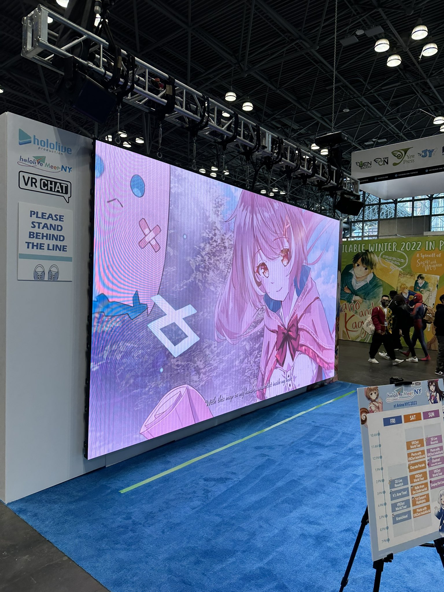 Sado 🌸🔍🥕🐙 🥐💋🤰🫀🕷 on Twitter: "standing around the hololive booth in Pekora cosplay fishing for ...