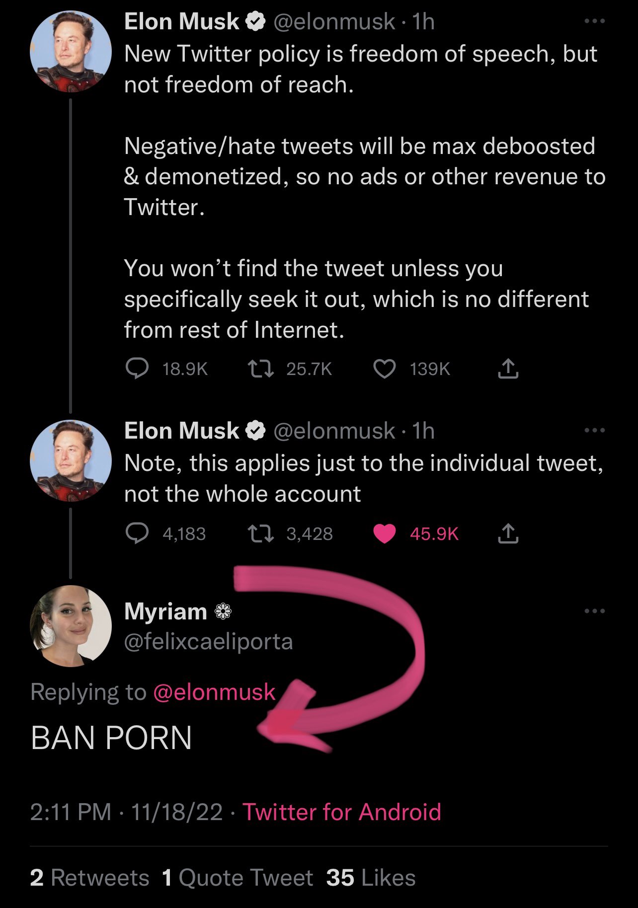 Violet Doll on Twitter: "That’s a negative tweet!!! @elonmusk https://t.co/MRsjb7Orjb" / Twitter