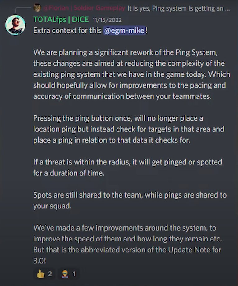 Battlefield Bulletin on Twitter: "3D Spotting system is being added back to #Battlefield2042 ...