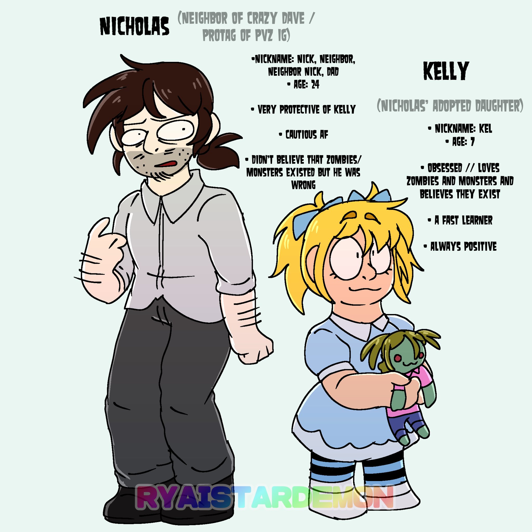 🌈⚡️Ryai/Rai ⚡️🌈 on Twitter: "⚠️ 🌻 NEW PVZ OCs 🧠 ⚠️ Here are the three ocs that I’ve made and I’m ...