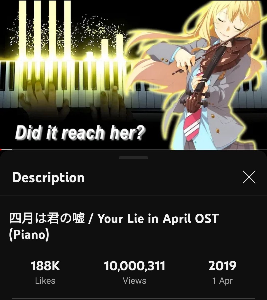 Fonzi 🎹 on Twitter: "Thank you for 10 million views again! I can't believe I have 4 videos over ...