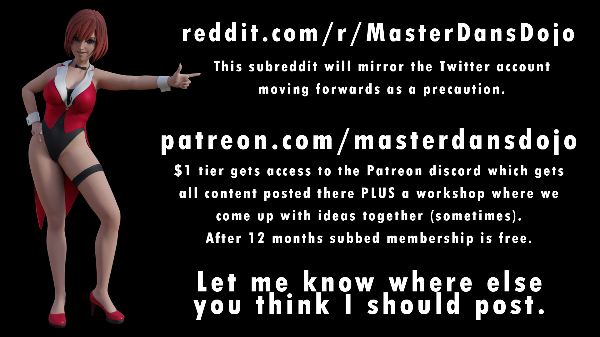 Master Dan's Dojo on Twitter: "Best places to find me if Twitter experiences a full K-class ...