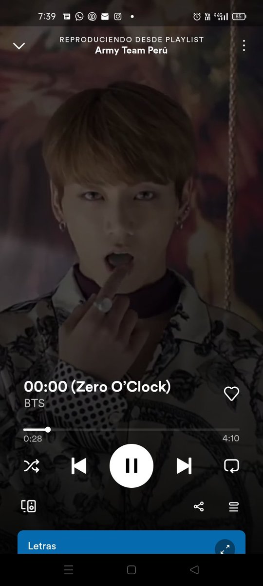 BTS Spotify Perú 🇵🇪 on Twitter: "Zero O'Clock 🥺 ARMY TEAM PERU"