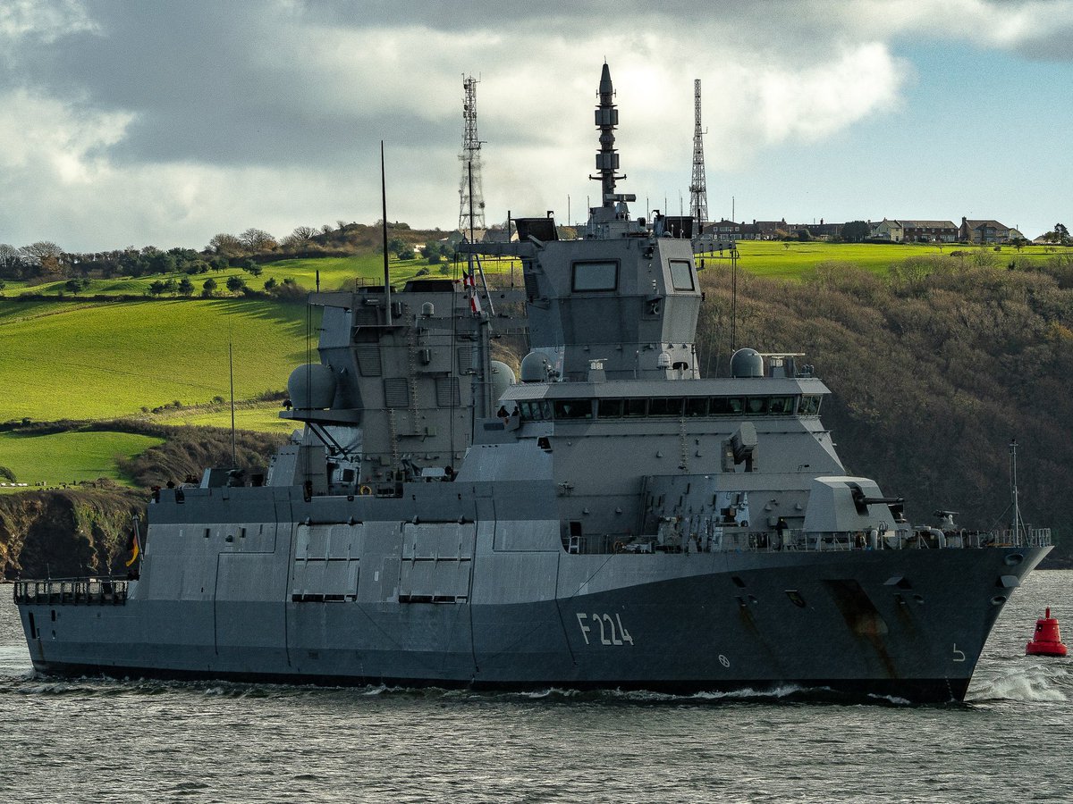 WarshipCam on Twitter: "German Navy Baden-Wurttemberg-class frigate FGS Sachsen-Anhalt (F224 ...
