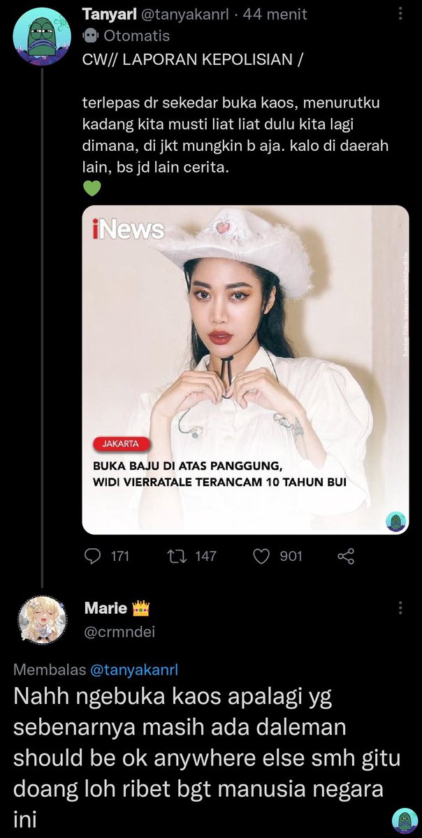 Tanyarl on Twitter: "Tanyarl "gitu doang" gitu doang? Miris banget 😭"