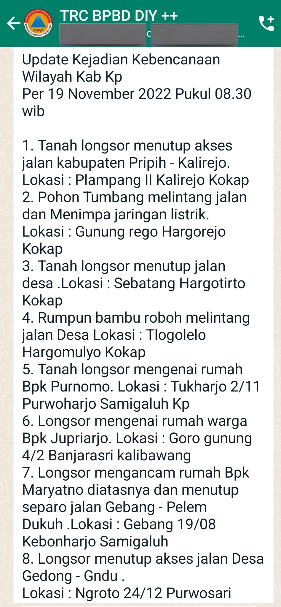 TRC BPBD DIY on Twitter: "Sementara itu bersamaan sejak dinihari hinģga ...