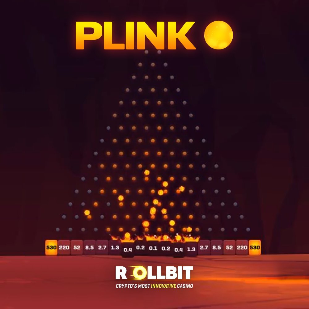 Rollbit on Twitter: "Suppose you had $100 to play Plinko... You could drop one $100 ball or you ...
