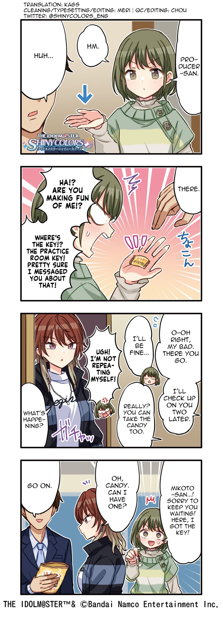 ShinyColors English (Unofficial) on Twitter: "A new comic for Shiny Colors has been released ...