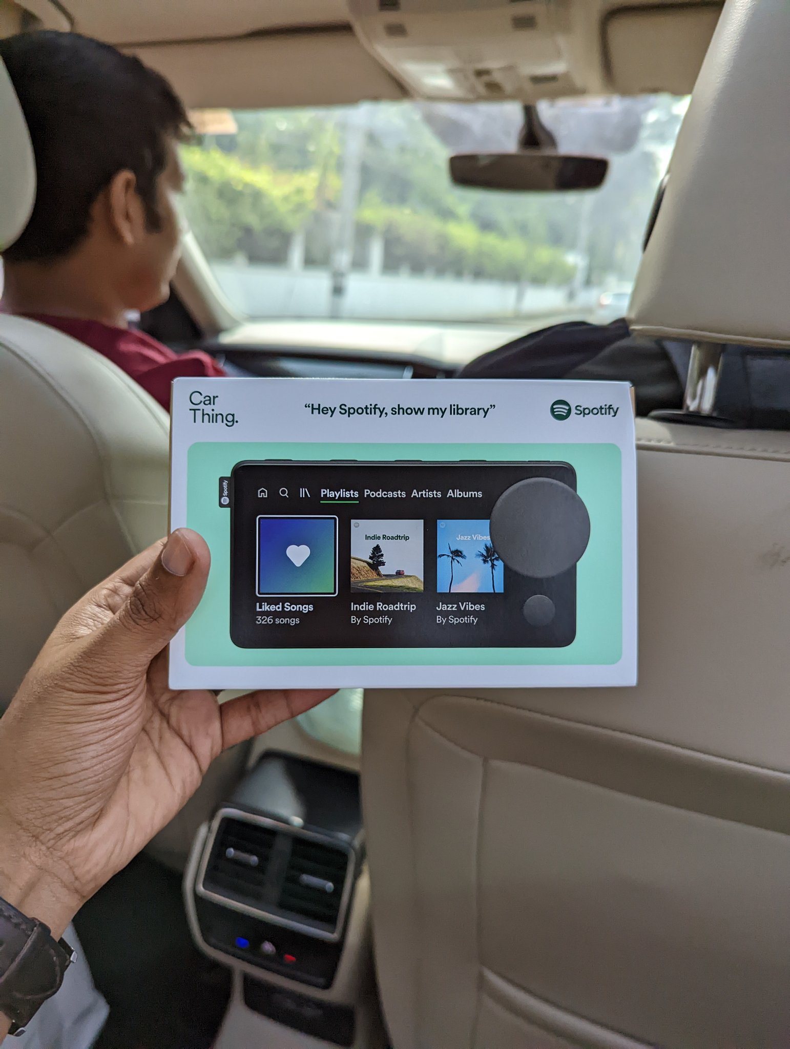prashanth on Twitter: "Spotify Car Thing has arrived! 😍😍 So fucking cool! Feels like Microsoft ...
