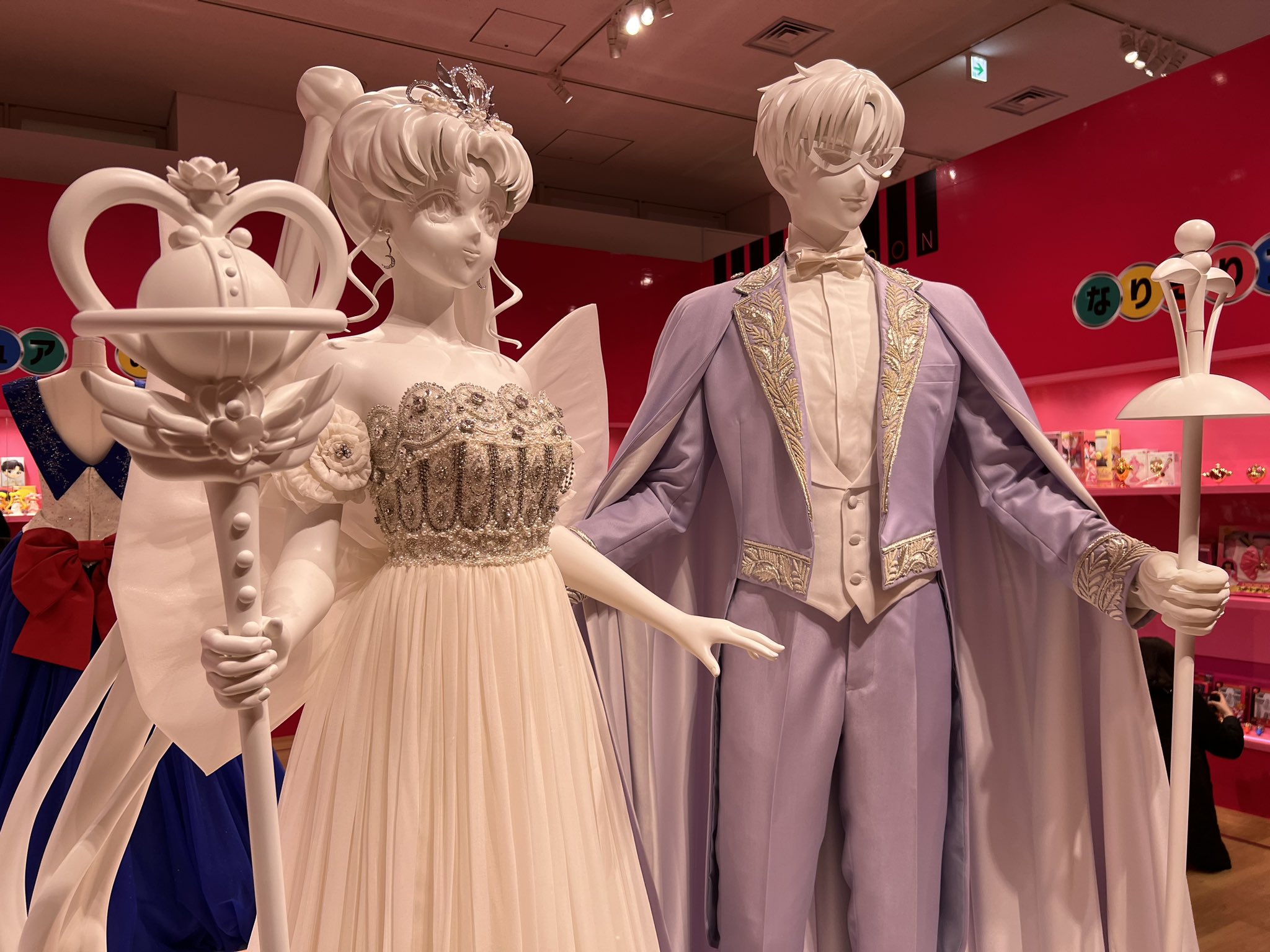 Deb Aoki On Twitter The Costumes On Display At The Sailor Moon