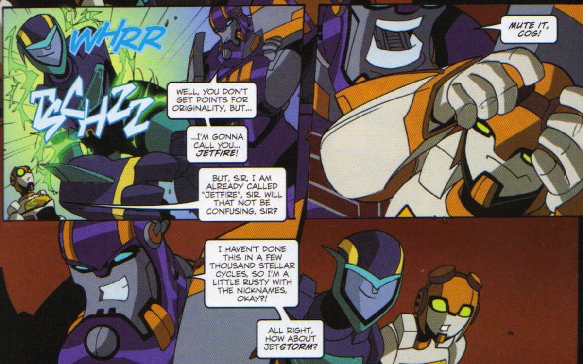 Transformers Animated Jetfire And Jetstorm Comic