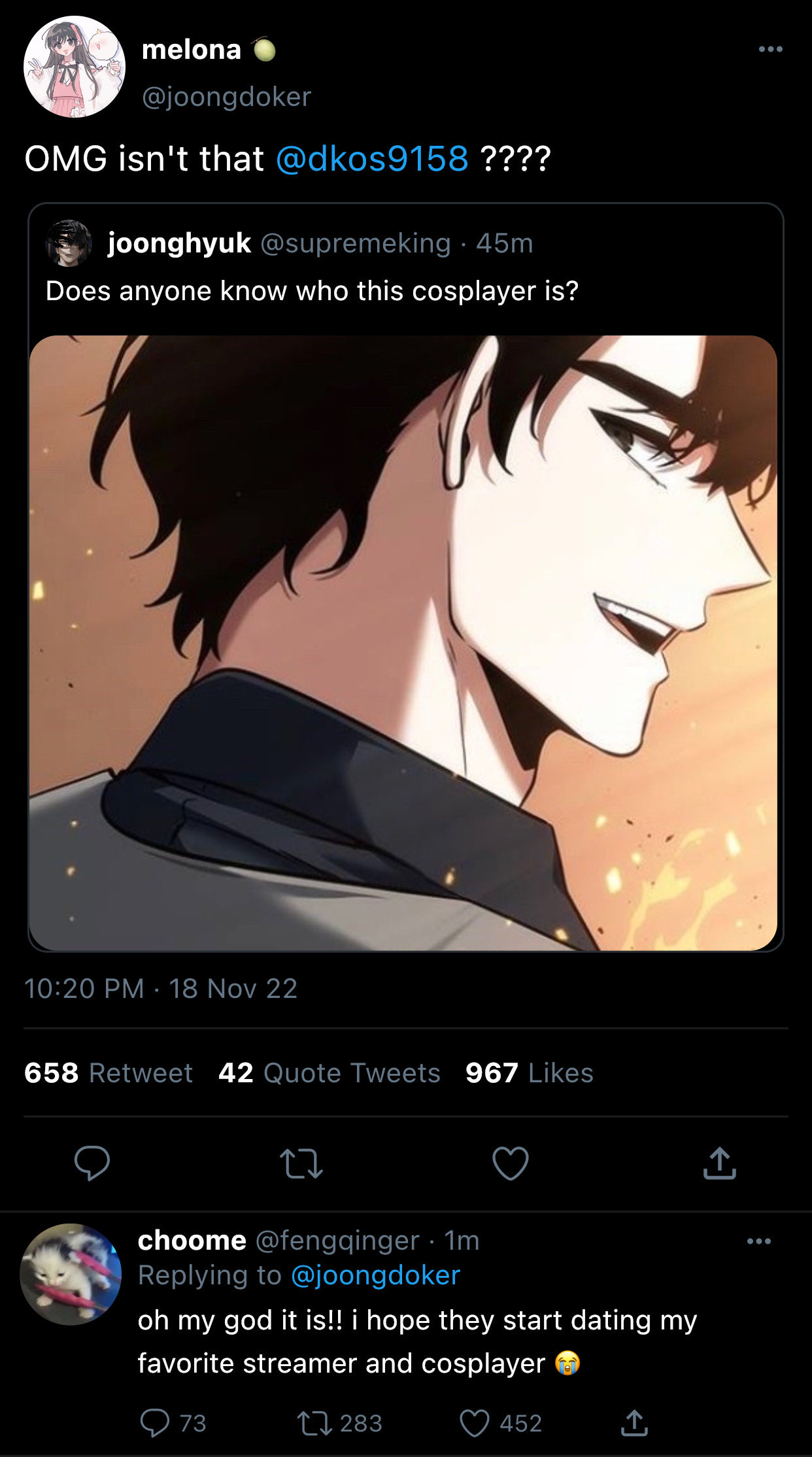 melona🍈 on Twitter: "#joongdok one shot socmed au wherein yjh falls in love with kdj who was ...