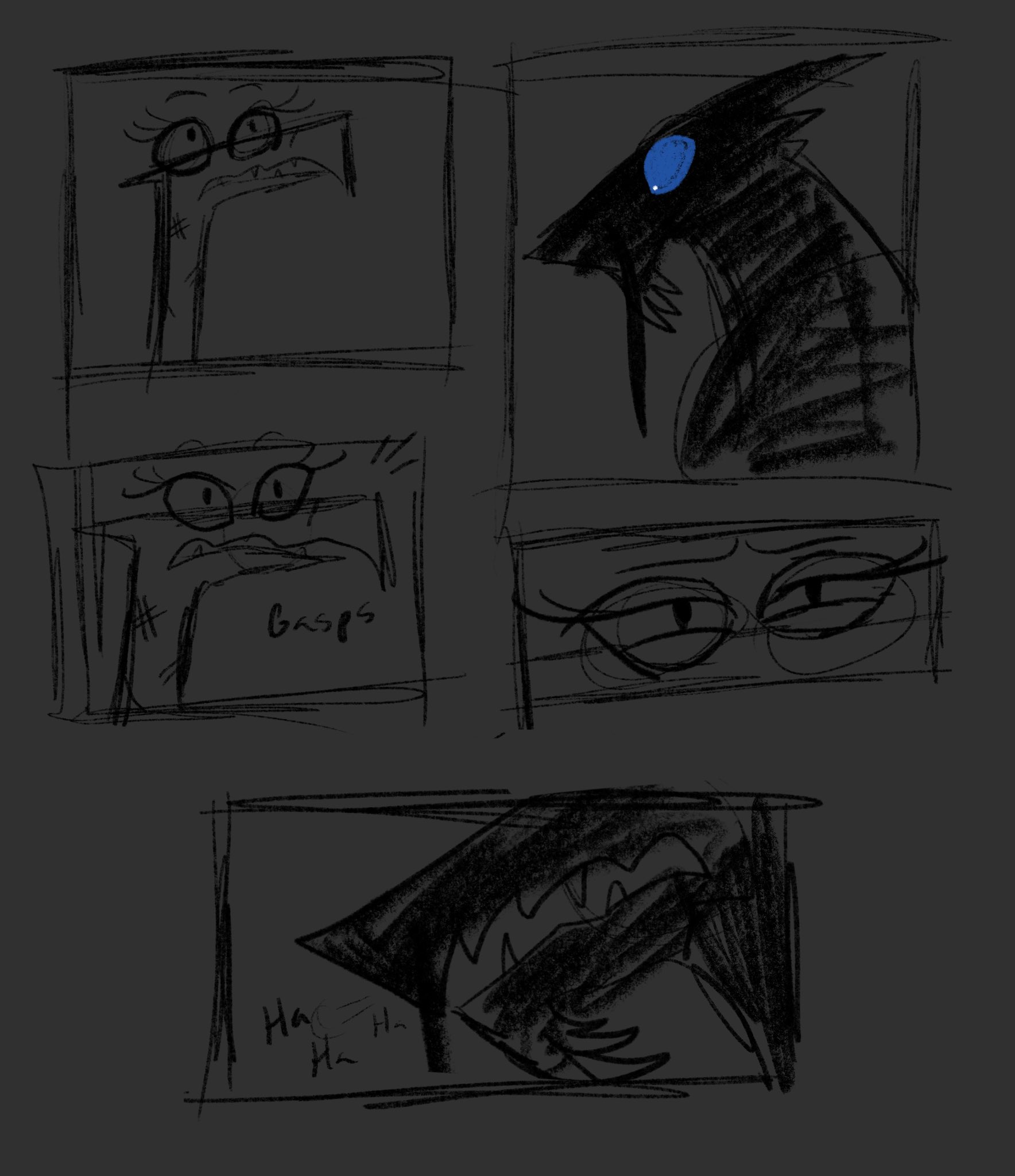 Velociraptors HECKIN Rule!!! ️ 🦖 on Twitter: "Rough sketch comic featuring Gamma and Digamma in ...