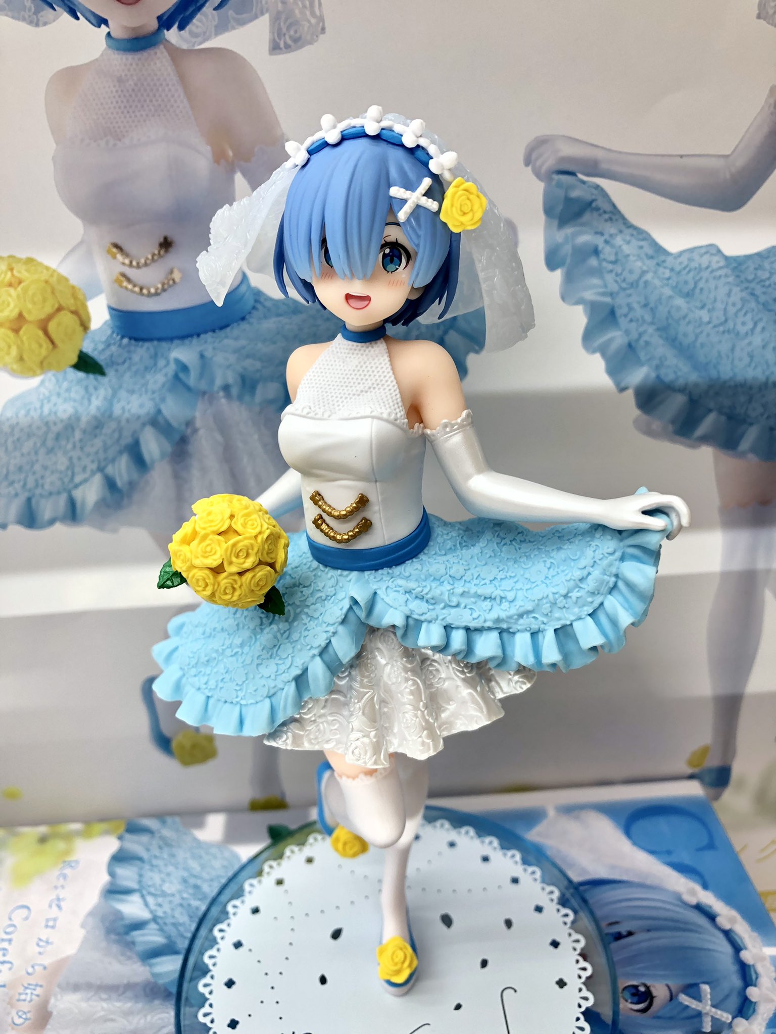 タイステ明和 on Twitter: "【プライズ】 『Coreful フィギュア レム～ウェディングver.～』 ウェディング姿のレムちゃん👗💓 細かい花の模様まで素敵です☺️🌼 #タイステ ...