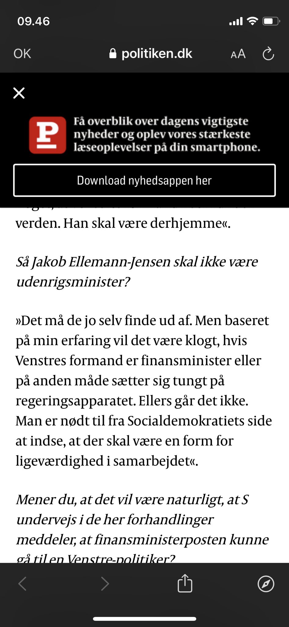 Esben Schjørring on Twitter: "Finans- og statsministeriet har ikke været partimæssigt adskilt ...
