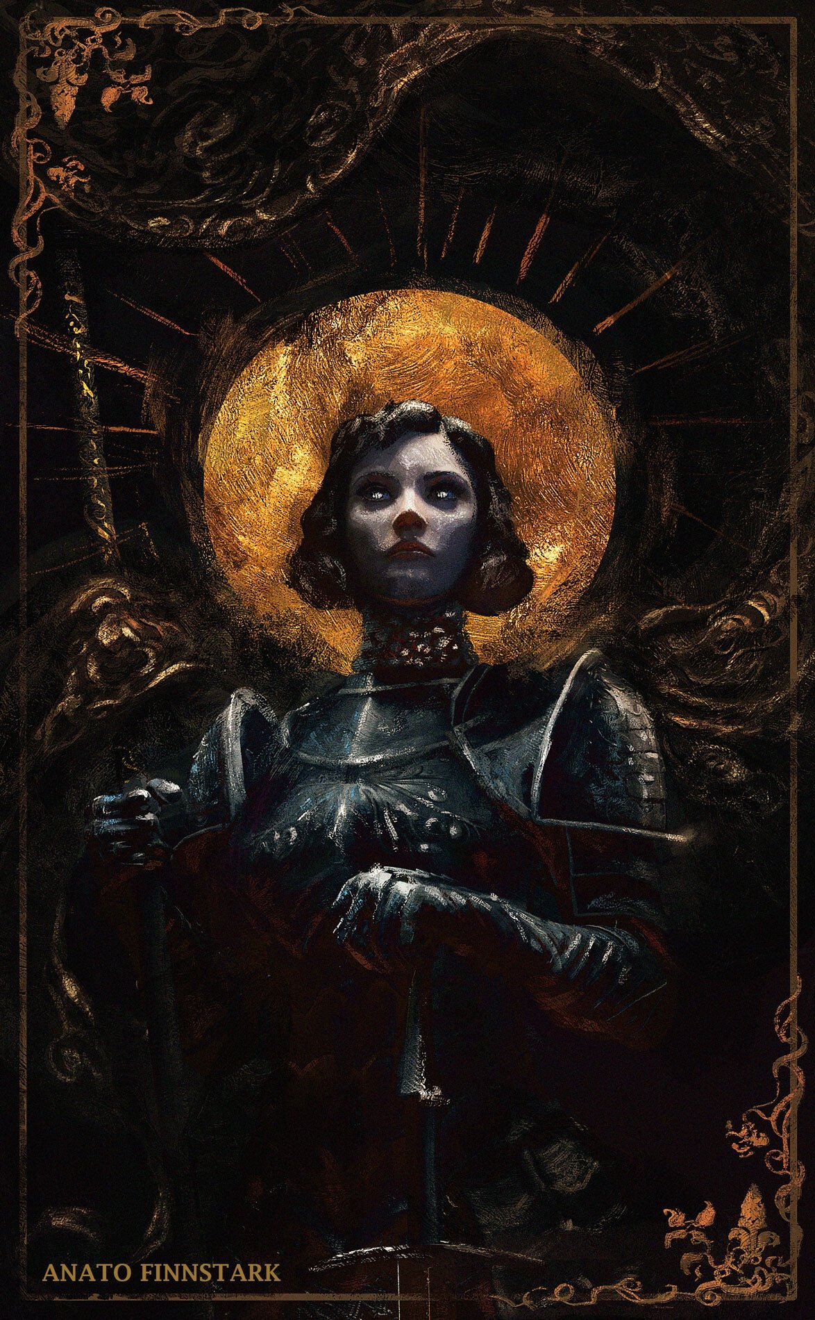 Anato Finnstark 𒉭 Official on Twitter: "Joan of arc Actually on big promo sale on my displate ...