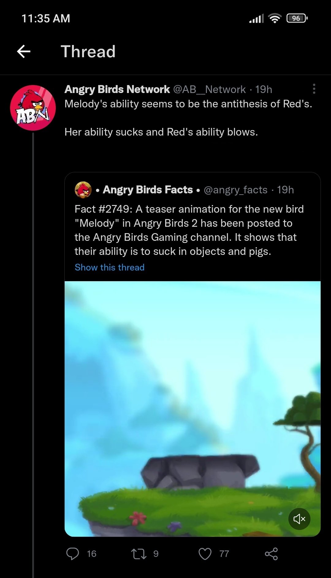 Angry Birds Misinformation on Twitter: "@AngryBirds @AB__Network They've been acting kinda funny ...