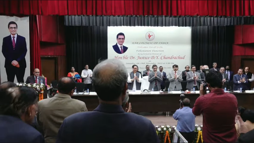 The Bar Council of India has organised a felicitation function to ...