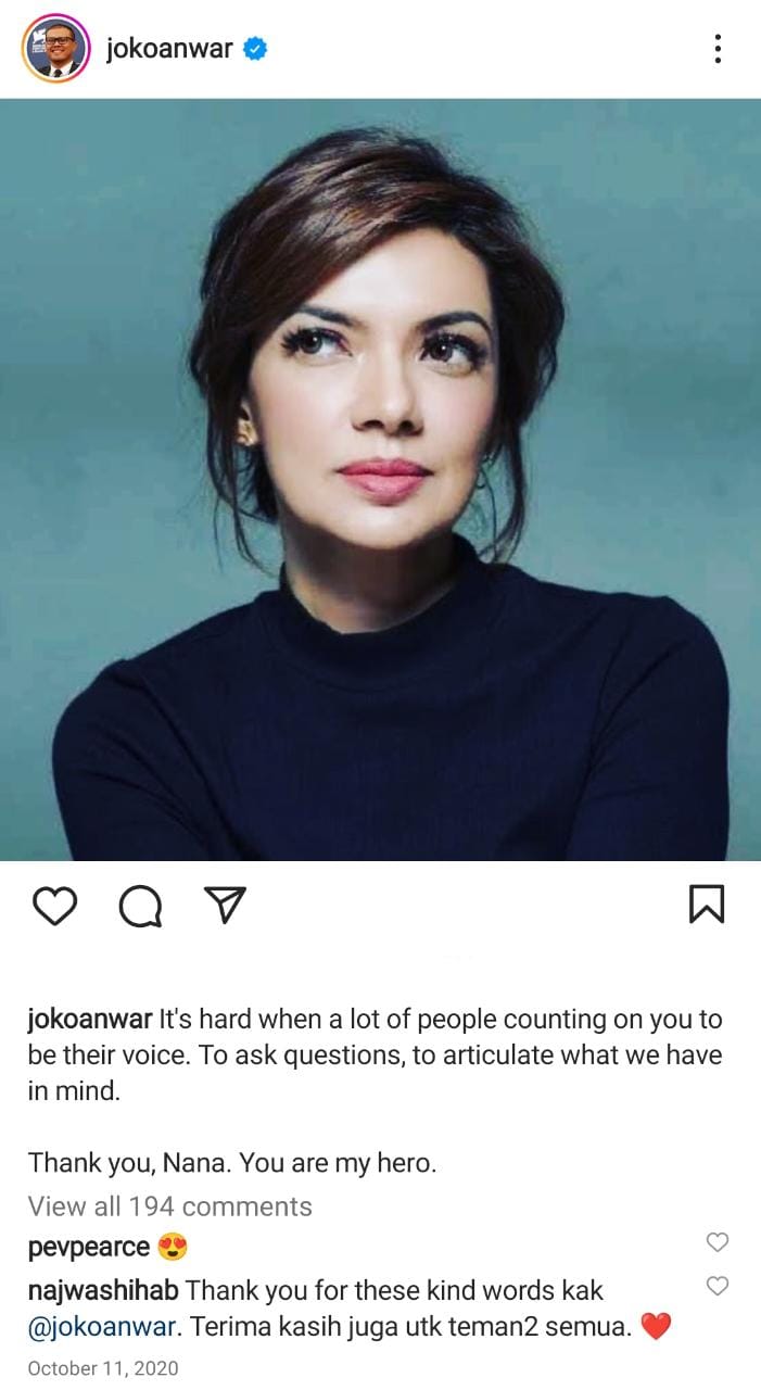 Habis Nonton Film on Twitter: "Karena udah di-publish soal Najwa Shihab jadi Sri Asih pertama ...