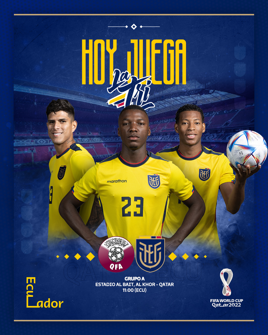 La Tri 🇪🇨 On Twitter 🔥 ¡hoy Juega Nuestra Selección Carajo 🆚 Qatar