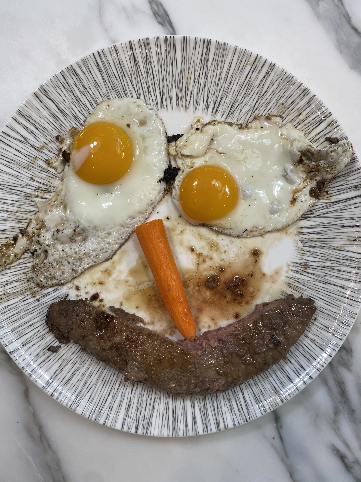 Fried Eggs And Bacon Smile