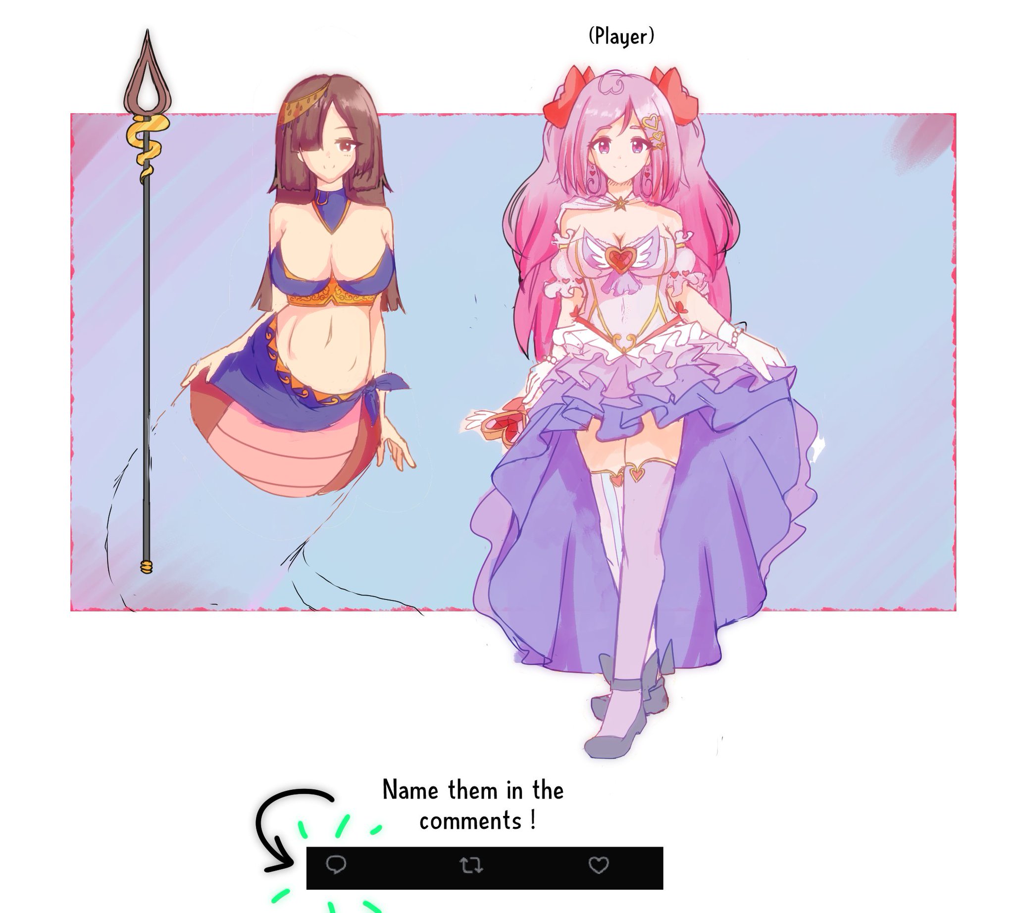 GojulasArt on Twitter: "Here we have our brave warriors of the CYOA, based on the input of ...