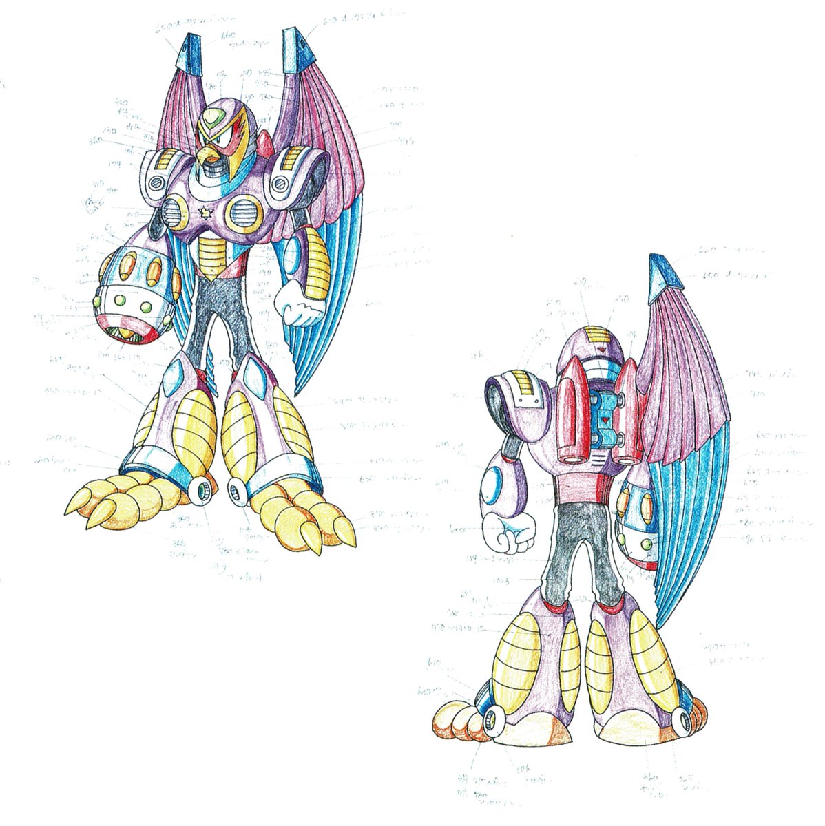 Video Game Art Archive on Twitter: "Storm Eagle 'Mega Man X' Super Nintendo"