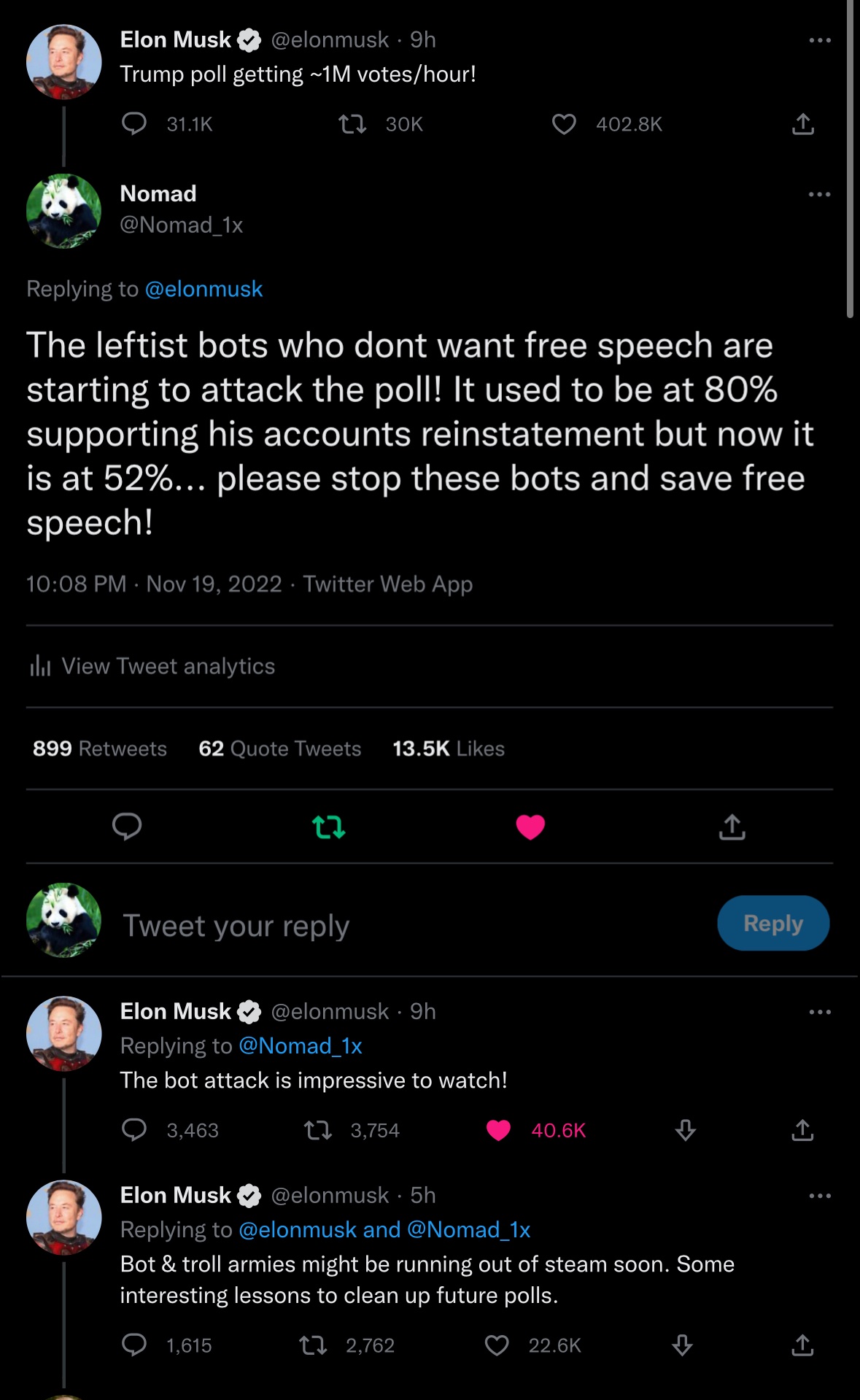 Nomad On Twitter He Replied To It Again π Hqwueyb1gz