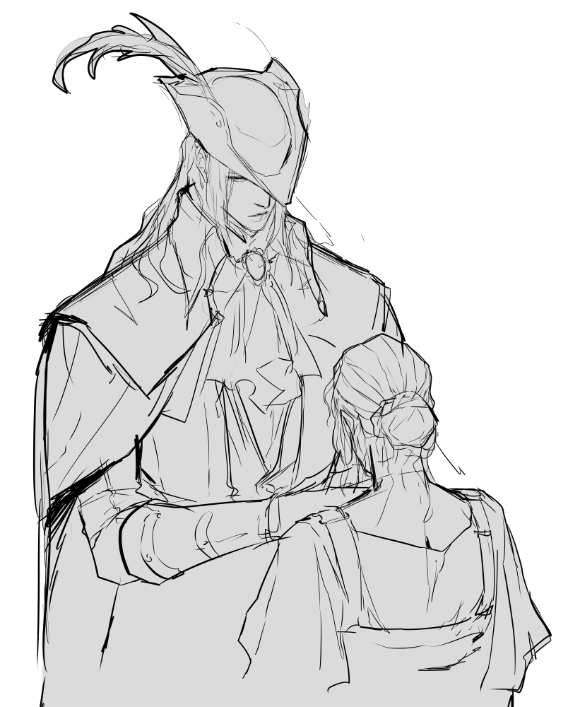 「Lady Maria & Adeline sketch🙏 」Ash(TALYN SOD#3!)の漫画