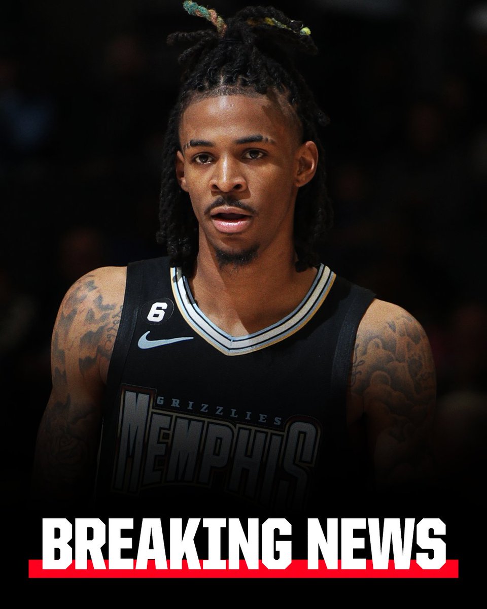 Breaking: The Grizzlies announced Ja Morant will be week-to-week after ...