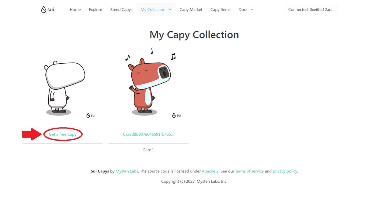 Let's mint Sui Capys NFT on SUI Devnet! 💧⚡ Sui Capys is a decentralized ...