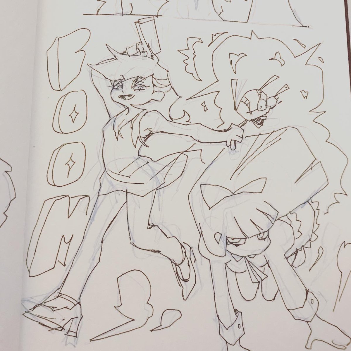 「Hi #PortfolioDay I'm a board artist that was a part of the r」kenzieの漫画