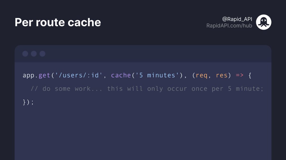 How to cache API requests in Express. Thread 🧵👇 - Thread from Rapid @Rapid_API - Rattibha