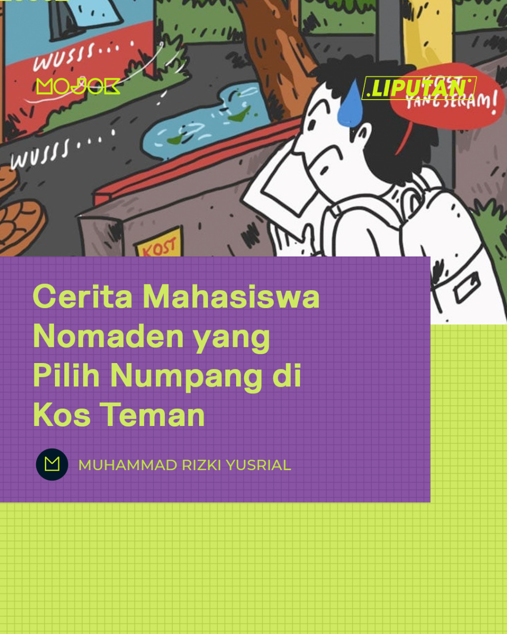 Mojok.co on Twitter: "Di Jogja ada mahasiswa-mahasiswa yang memilih untuk tidak tinggal di kos ...