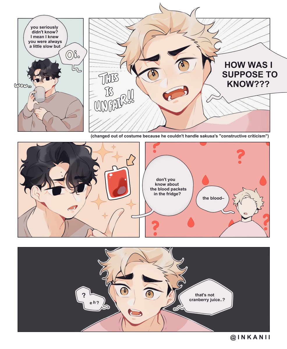 「vampire au 🩸 another discovery #haikyuu 」inkanii 💐の漫画