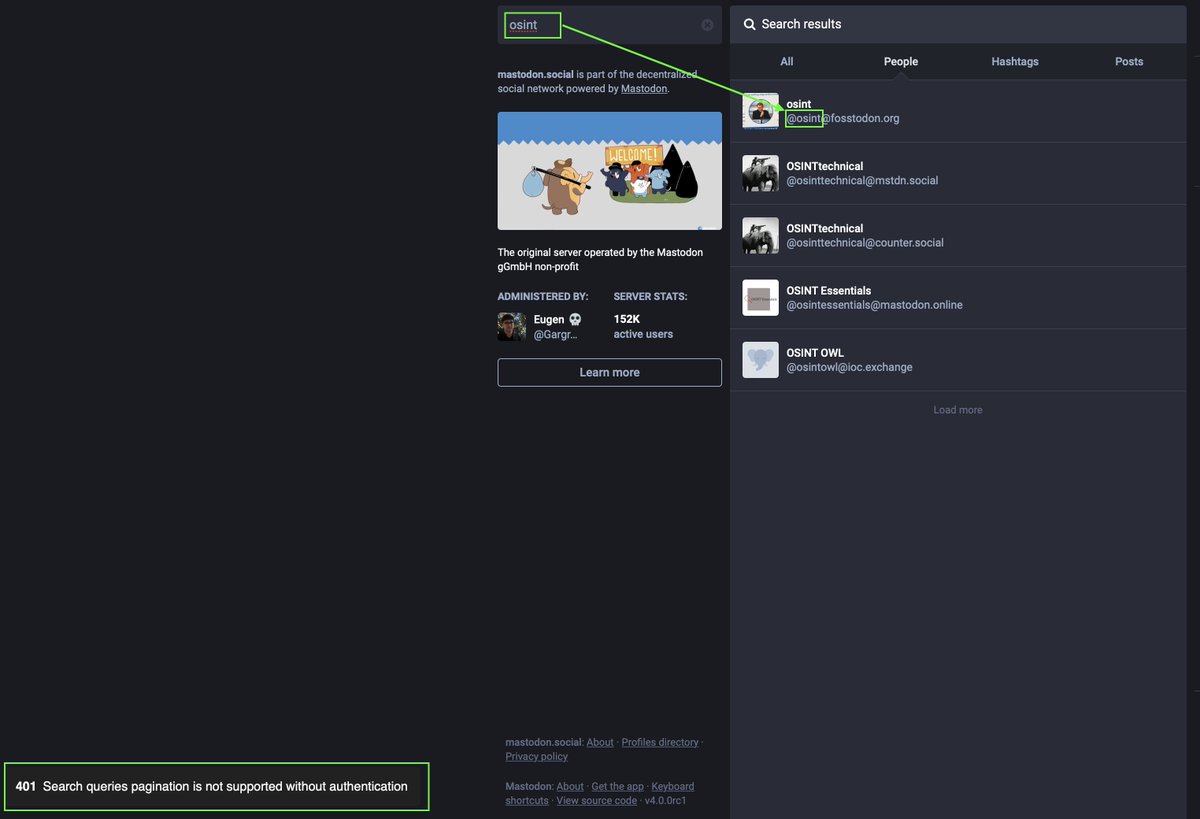 ππππππππ πΎππΈπ½π π°ππππ’ππ On Twitter Searching Mastodon Social