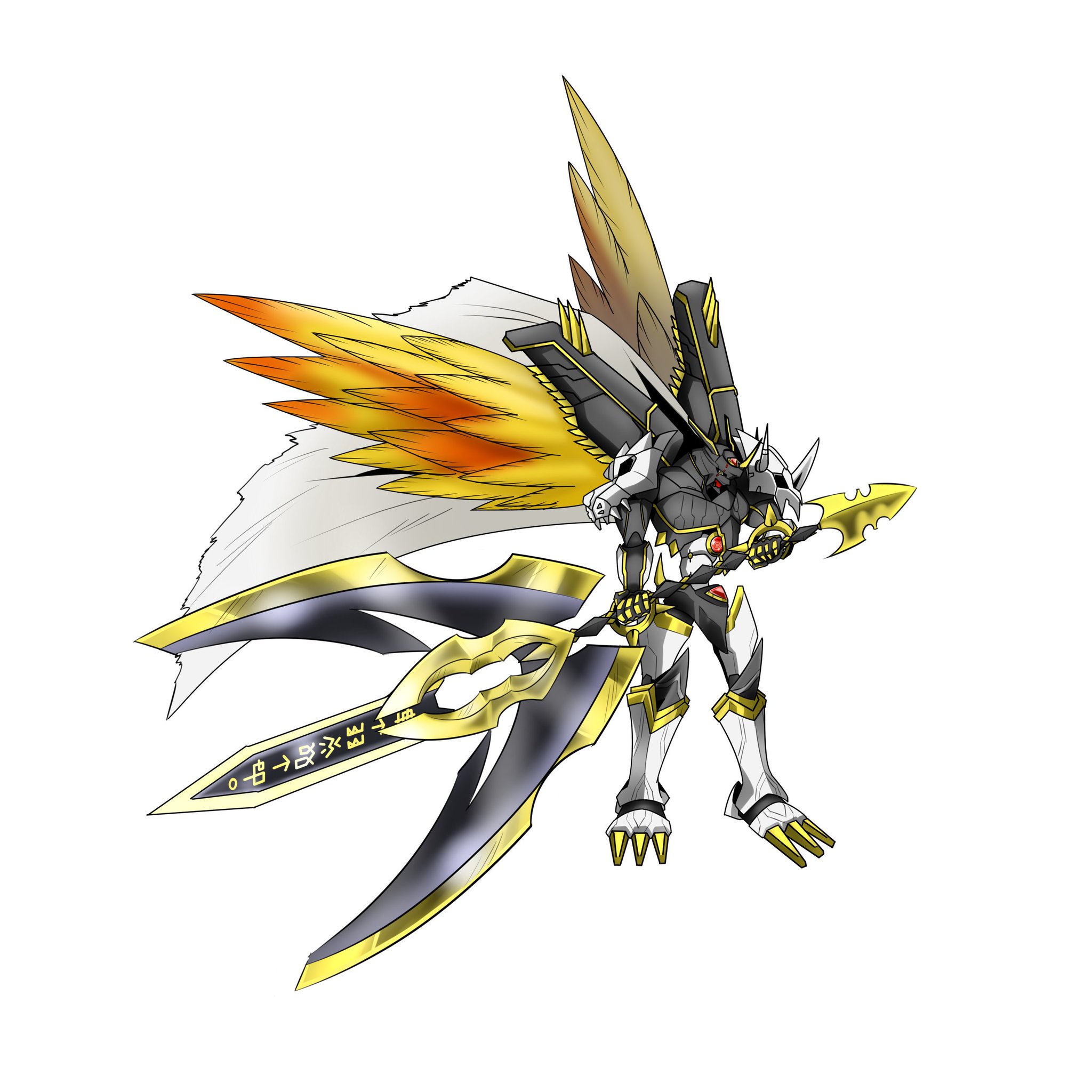 💥skull-kid💥(Commissions Open) on Twitter: "AOmon Omnipotence Mode and AOmon Omnicience Mode! # ...