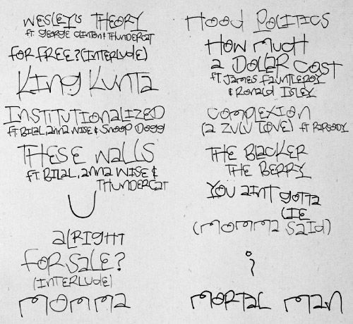 Pigeons & Planes on Twitter: "Someone made a font based on Schoolboy Q's handwriting, called ...