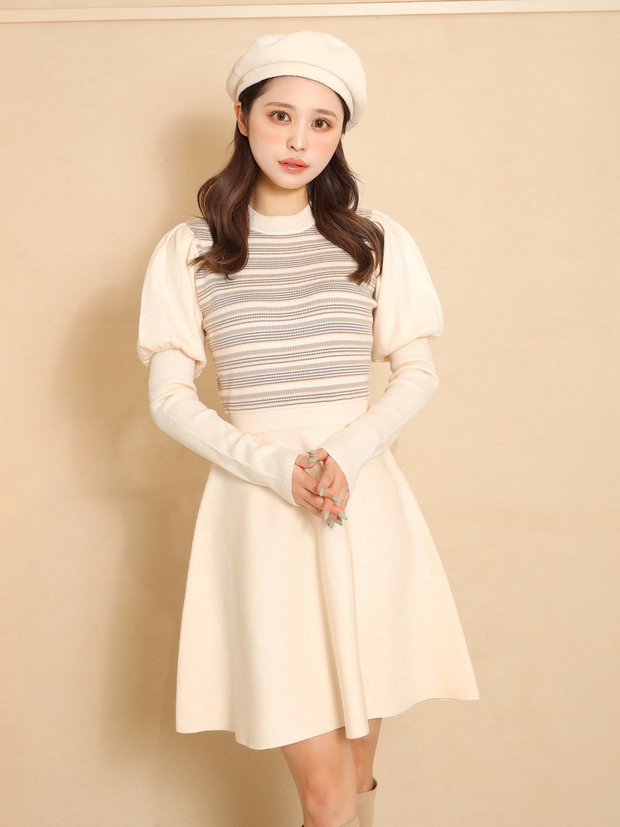 Darich（ダーリッチ） on Twitter: "【New arrival】 #マルチボーダーミニワンピース (BEG/PUR/BRN) size FREE/F-L ¥13,200 マルチ ...