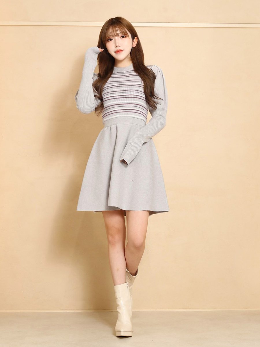 Darich（ダーリッチ） on Twitter: "【New arrival】 #マルチボーダーミニワンピース (BEG/PUR/BRN) size FREE/F-L ¥13,200 マルチ ...