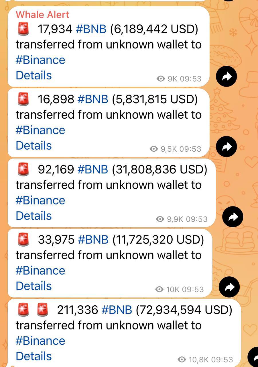 Tnu on Twitter: "$BNB liên tục được deposit lên sàn . "Tao què thì mày cũng phải chột mắt ...