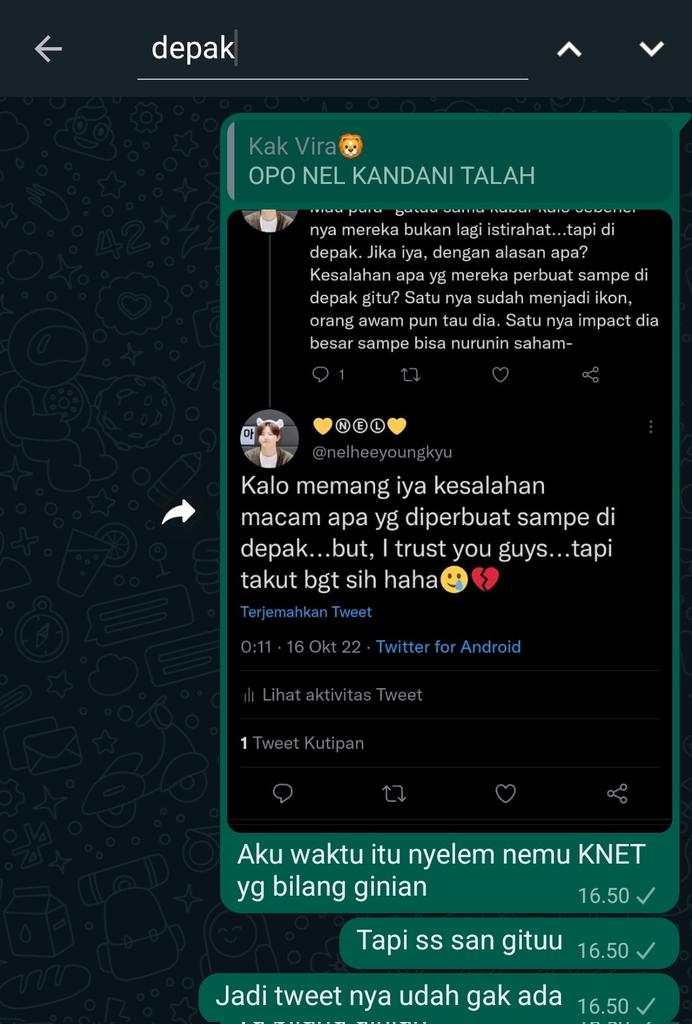 💛ⓃⒺⓁ💛 on Twitter: "@hitamind Gue posisi lagi dikampus, udah nangis jelek bgt, tapi gue gabisa ...