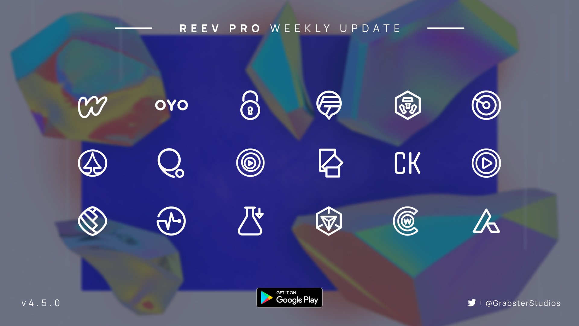 Grabster Studios on Twitter: "💫 Reev just got even better! 💫 In this update: - Over 60 icons ...
