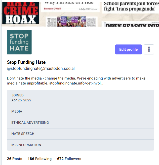 Stop Funding Hate On Twitter Meanwhile Hundreds Of Excellent People
