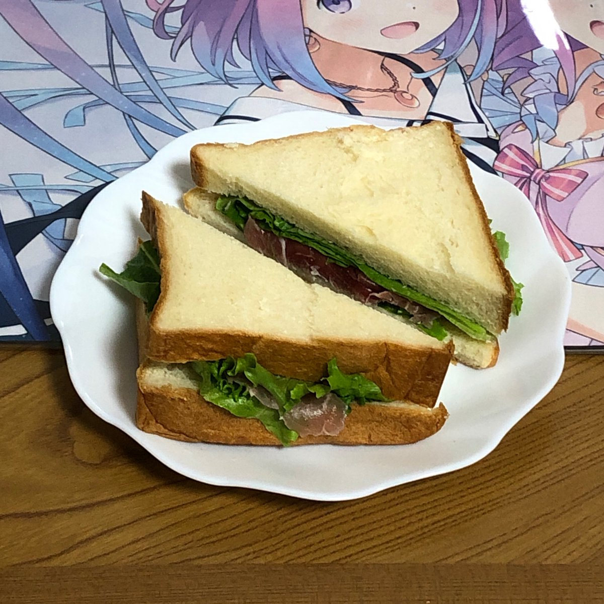 姫森ルーナ 「#飯テロルーナイト BL 」|SK🍬タルキアのイラスト